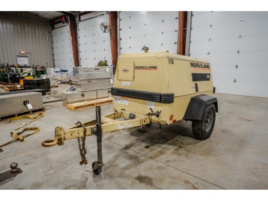 Ingersoll Rand 185 Air Compressor Pull Behind | Heavy Construction ...