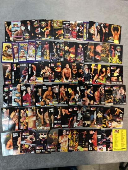 WCW Main Event complete wrestling set, 100 cards, 1995 | Art, Antiques ...