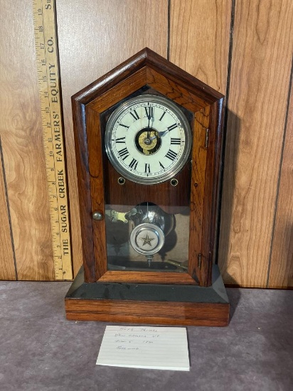 Seth Thomas rosewood mantel clock - Circ 1880 | Art, Antiques ...