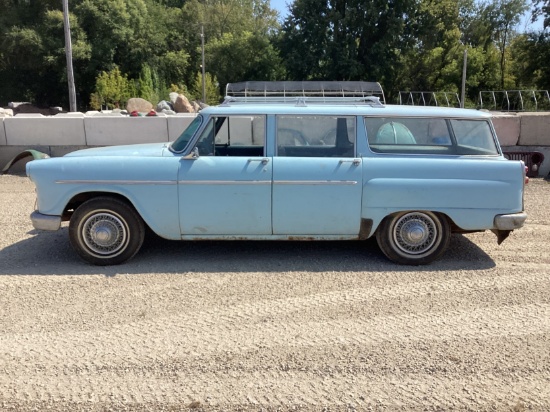 1966 Checker station wagon, odometer shows 84,587, 292 6 cylinder, 3 ...