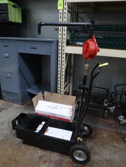 hot oil transport cart w/ hand pump | Industrial Machinery & Equipment ...