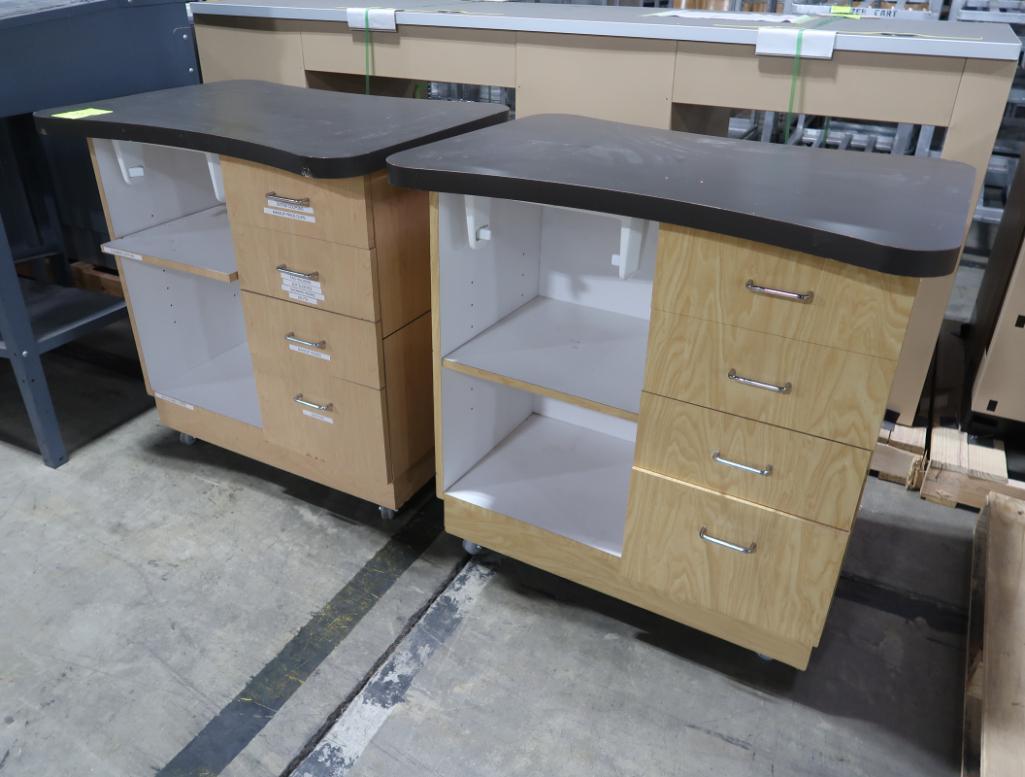 wooden demo tables | Proxibid