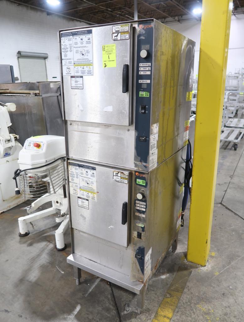 Groen double-stacked steamer | Proxibid