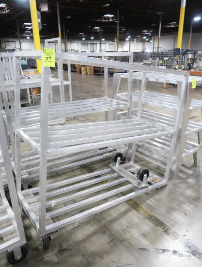 aluminum cooler rack, on casters | Industrial Machinery & Equipment ...