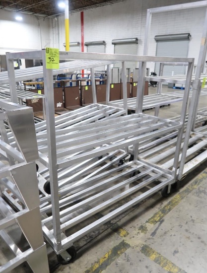 aluminum cooler rack, on casters | Industrial Machinery & Equipment ...