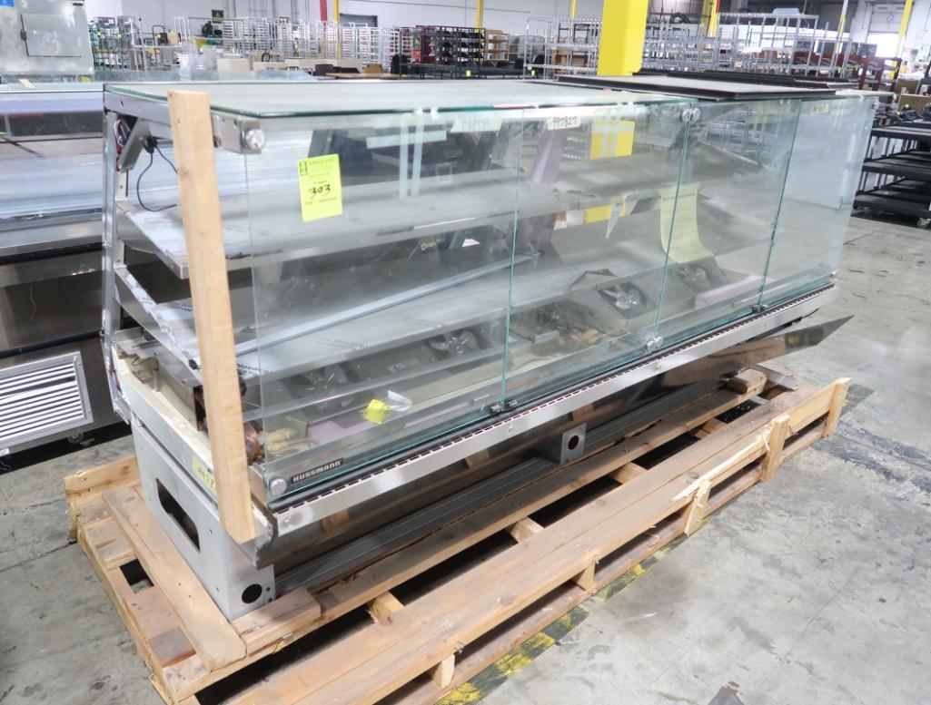 Hussmann straight glass deli case, new, ~8' case | Proxibid