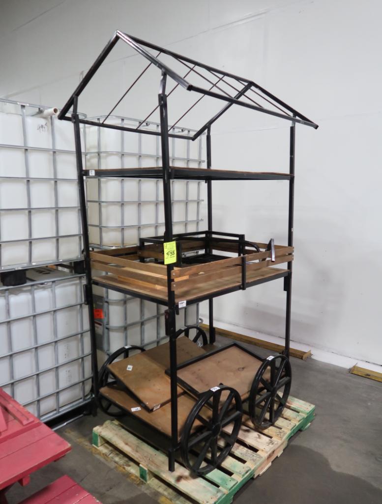 decorative merchandising wagon | Proxibid