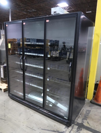 Zero Zone 3-glass door hybrid refrigerated merchandiser | Industrial ...