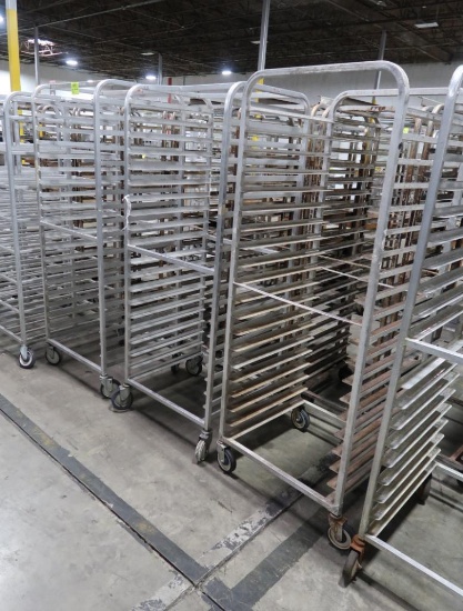 aluminum sheet pan racks, side load, on casters | Industrial Machinery ...