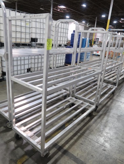 aluminum cooler racks, on casters | Industrial Machinery & Equipment ...