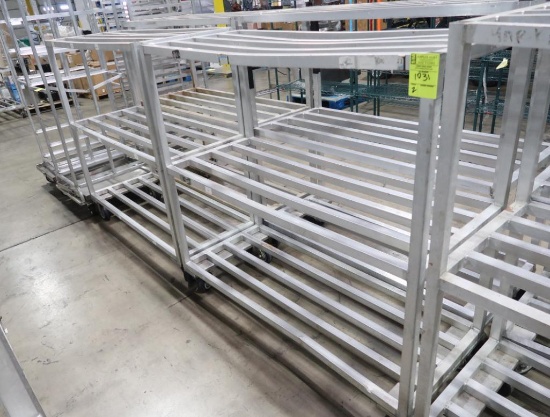 aluminum cooler racks, on casters | Industrial Machinery & Equipment ...
