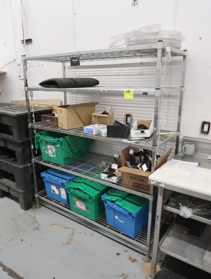 AMCO wire shelving unit, w/ contents | Industrial Machinery & Equipment ...
