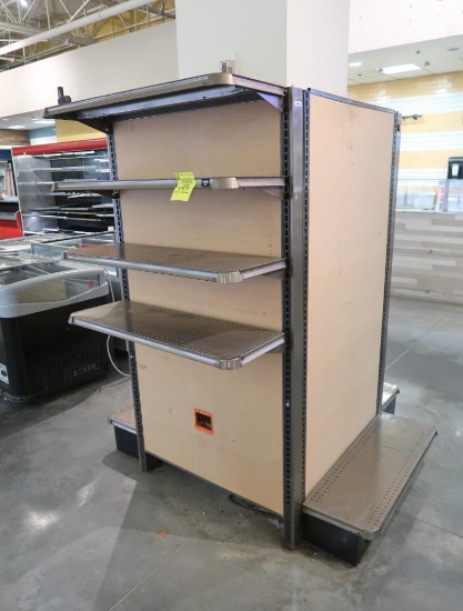 Lozier 4-sided shelving (around column) | Online Auctions | Proxibid