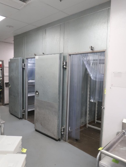 walk-in cooler/freezer combo, includes doors & coils | Online Auctions ...