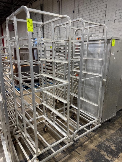 aluminum tub/tray racks w/ space for bottom tray | Industrial Machinery ...