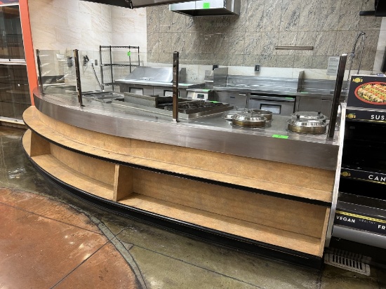 CURVED FRONT HOT FOOD SERVICE COUNTER | Industrial Machinery ...