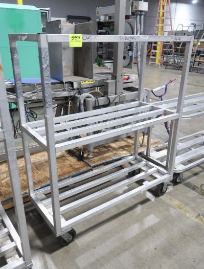 aluminum cooler rack, on casters | Industrial Machinery & Equipment ...