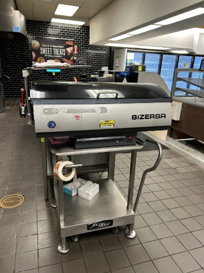 BIZERBA B 100 BREAD SLICER W/ STAND | Industrial Machinery & Equipment ...