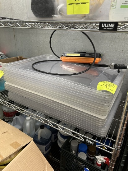 GROUP OF 18IN X 26IN PLASTIC CAMBRO LIDS | Industrial Machinery ...
