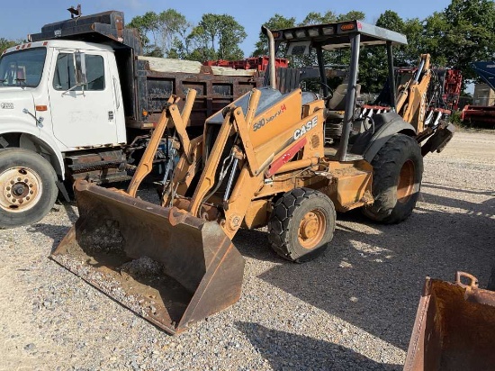 Salvage Case 580 Super M Backhoe Loader | Heavy Construction Equipment ...