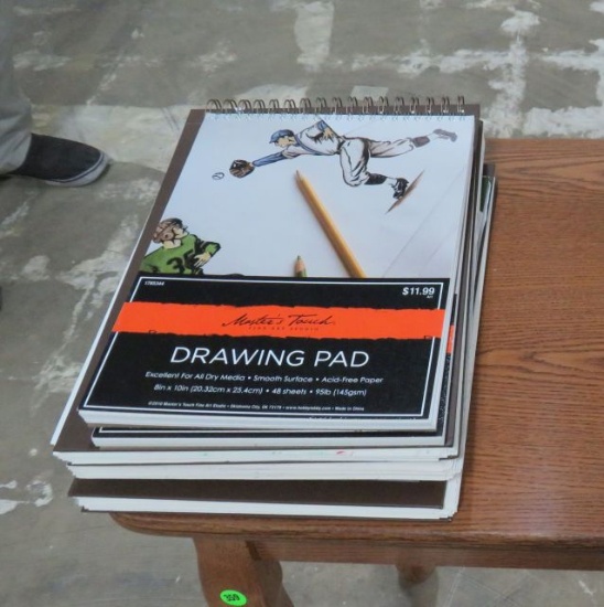 Lot of Drawing Pads and Art Books | Online Auctions | Proxibid