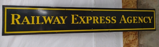 Vintage 6 Foot SSP Railway Express Agency Sign | Industrial Machinery ...