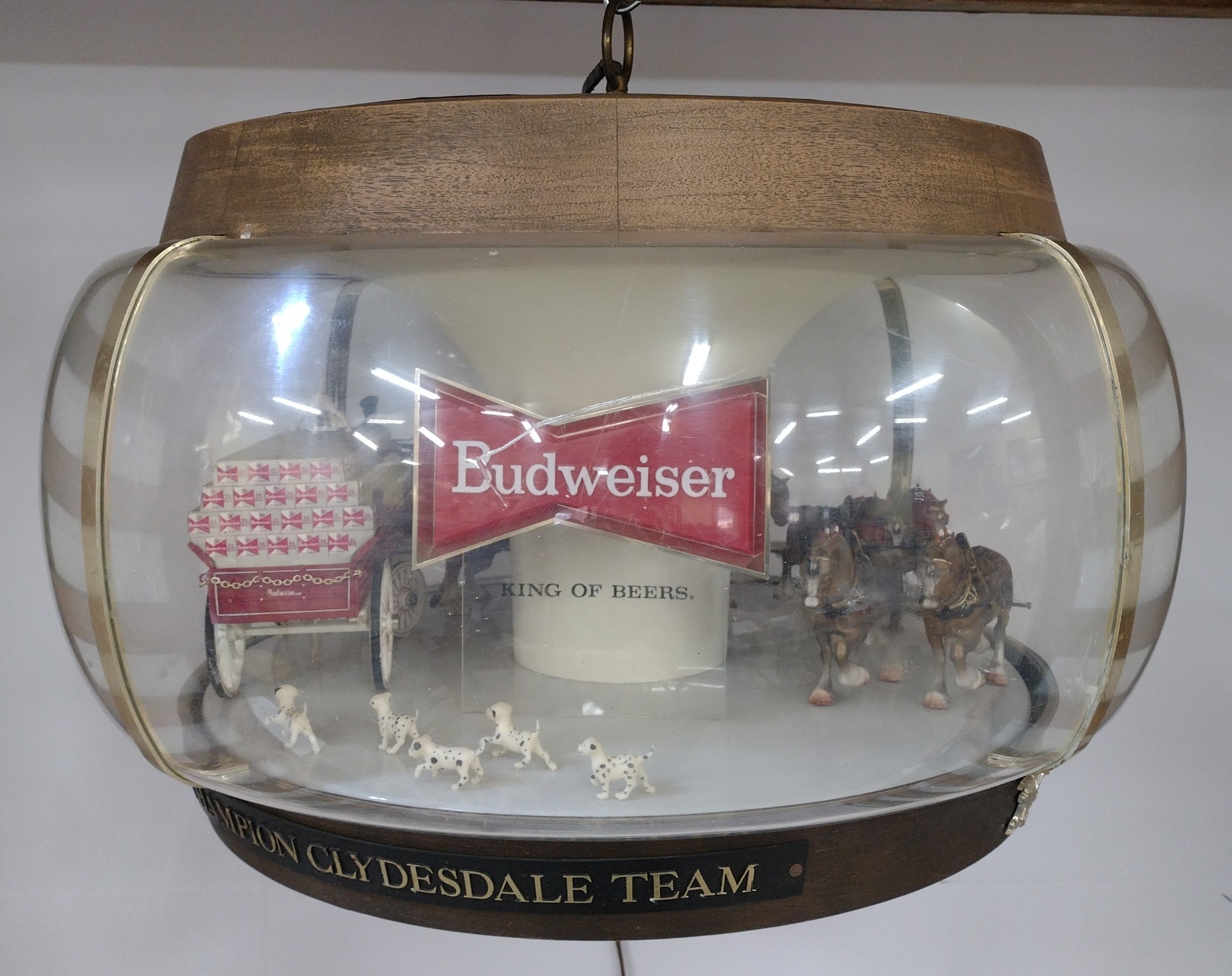 Budweiser Clydesdale Rotating Light