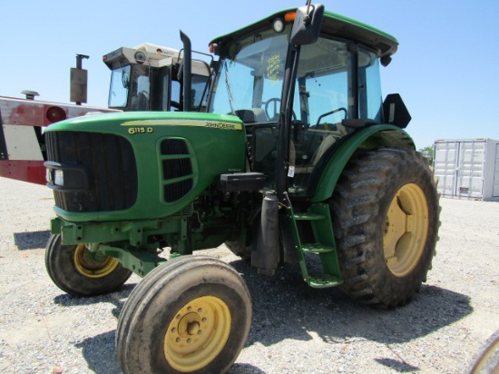 9561 6115D JOHN DEERE C/A POWER REVERSER 2WD "SALVAGE RUNS WON'T MOVE ...