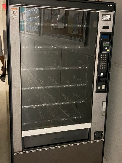 Crane Model 157 Candy/Chip Vending Machine with Dollar Bill Changer and ...