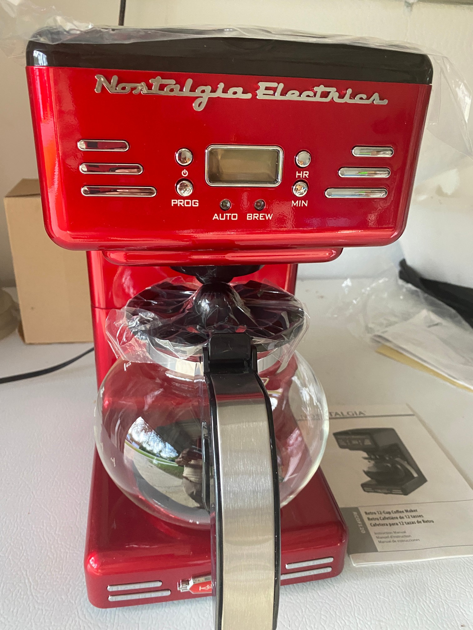 Nostalgia retro 12 cup coffee maker | Proxibid