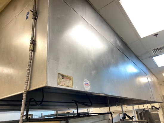 Complete kitchen Hood system, including three different hoods being all ...