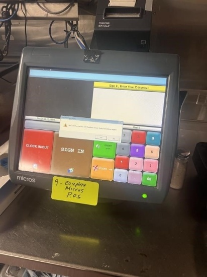 Complete Micros POS System with multiple stations | Industrial ...