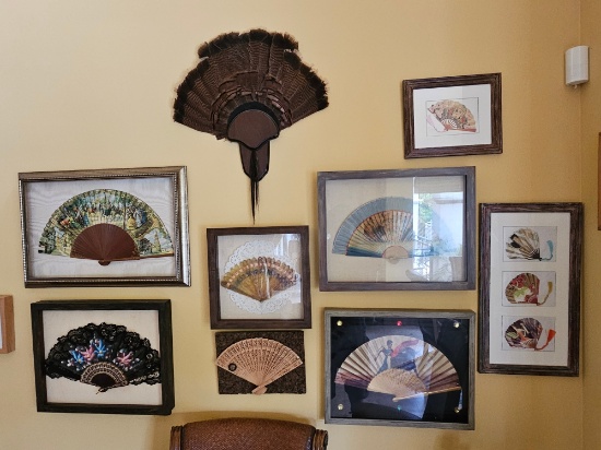 Hand Fans Collection in Frames and Shadow Boxes | Art, Antiques ...
