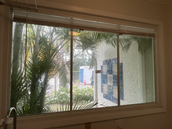 Large Impact Window, (3) Panels of (24" X44") of A Total of 72" X 44 ...