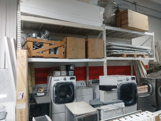 White Industrial Pallet RACKING - Two Sections Including / 3 (10 ...