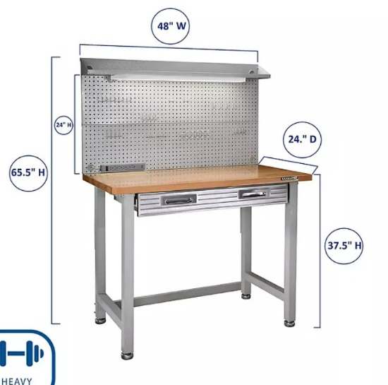 NEW Seville Classics UltraHD Lighted Workbench | Online Auctions | Proxibid