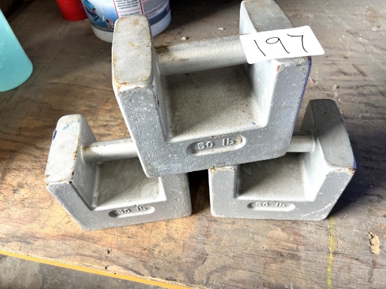 50 LB Calibration Weights | Online Auctions | Proxibid