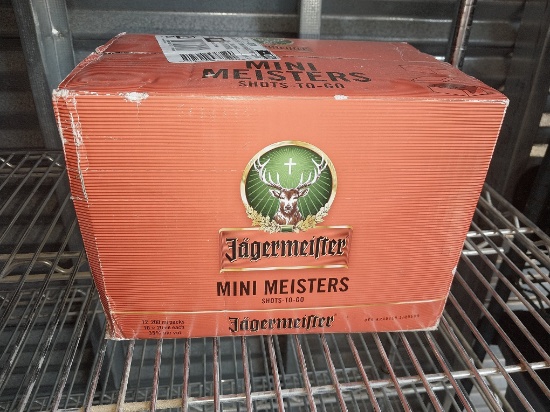 Jagermeister - Mini Meisters - Lot of 120 - 20 ML Shots | Online ...