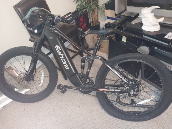 Fahora Motorized bike - back wheel is flat - needs braking and wiring ...