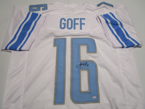Jared Goff of the Detroit Lions signed autographed football jersey PAAS ...