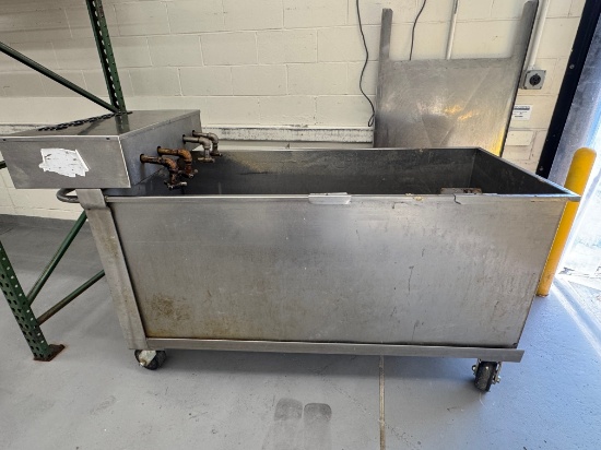 Grease Filtration System With 60" x 31" x 30" High Stainless Steel Vat ...