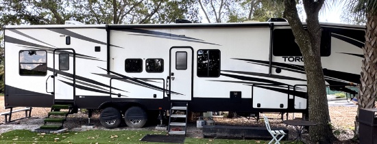 Torque 373 trailer 2019 Heartland Torque 373 toy hauler fifth wheel ...