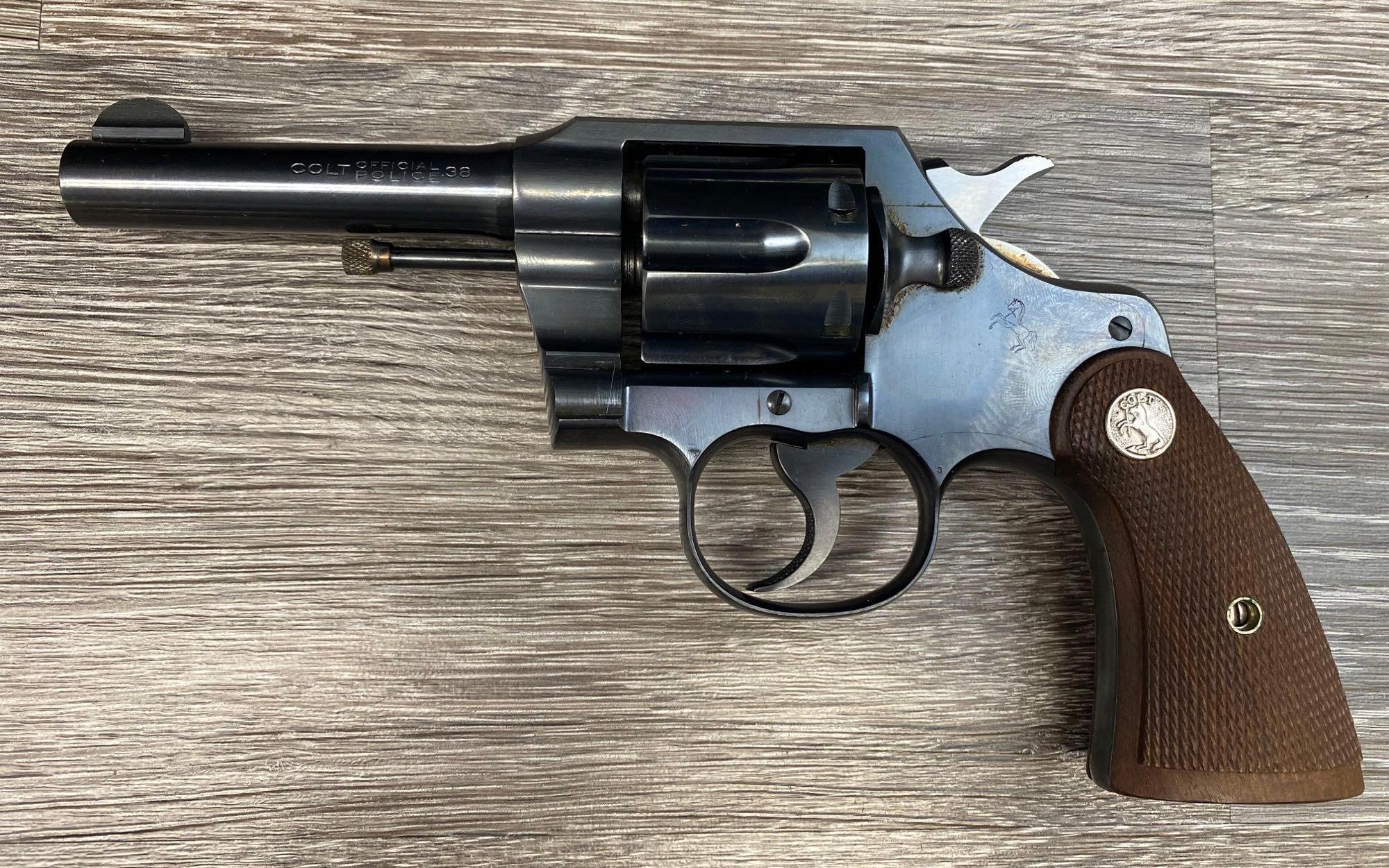 COLT OFFICIAL POLICE MODEL .38 SPECIAL REVOLVER | Proxibid