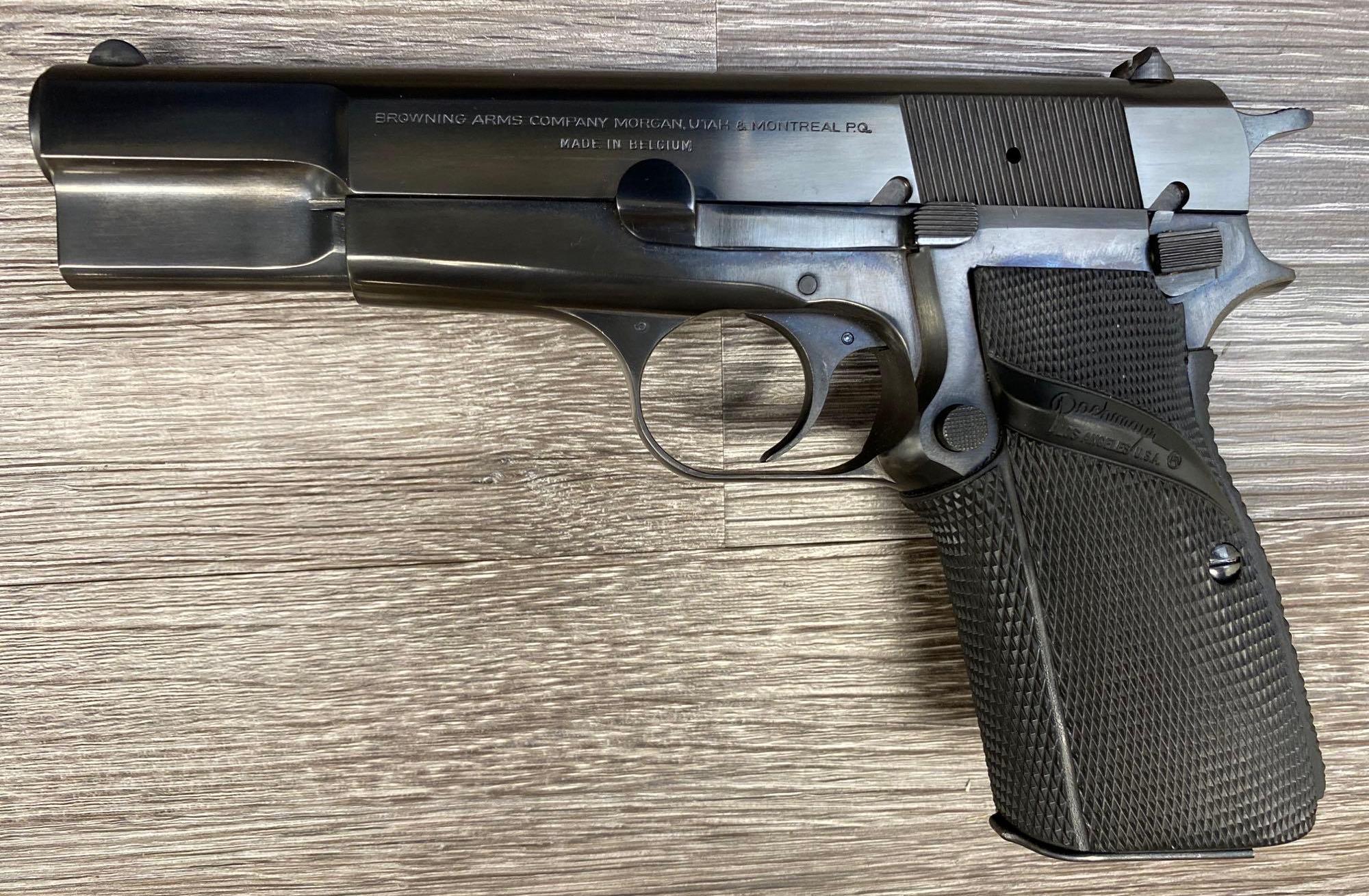 BROWNING HI POWER MODEL 9MM CALIBER SEMI-AUTO | Proxibid