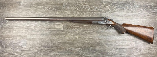 FINELY/EXTENSIVELY ENGRAVED W. W. GREENER SxS EXPOSED HAMMERS SHOTGUN ...