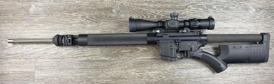 FEATURELESS DPMS MODEL A-15 .223 CALIBER SEMI-AUTO RIFLE w/ SCOPE ...