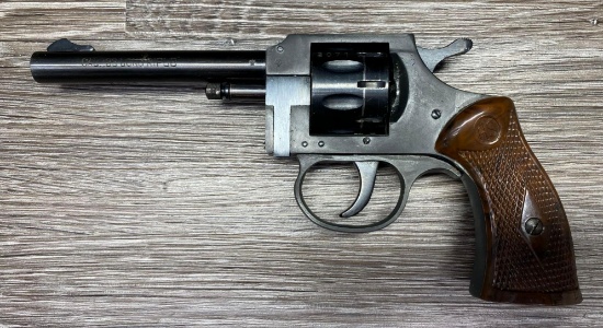 GERMAN EIG-MODEL E8 DA 8-SHOT REVOLVER .22 LR w/BRAUER BROS HOLSTER ...