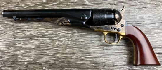 ITALIAN A. UBERTI 1860 ARMY PERCUSSION REVOLVER, .44 CAL.,w/BOX | Guns ...