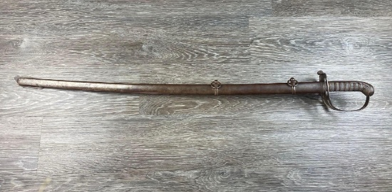 GERMAN M. WALSCHELS 1860'S CIVIL WAR ERA FANCY SWORD/SCABBARD | Online ...