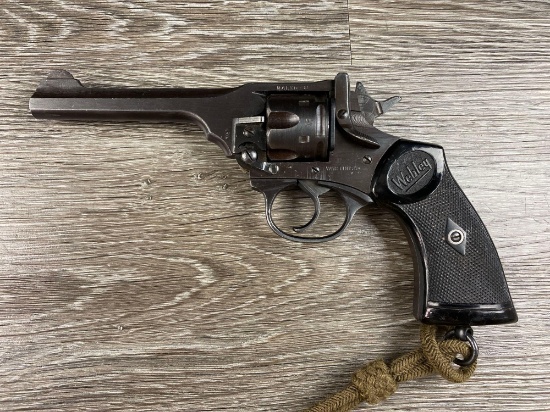 ENGLISH WWII ERA WEBLEY & SCOTT LTD MK IV .38 S&W REVOLVER WAR w/ HOLSTER CIRCA 1941 | Online ...